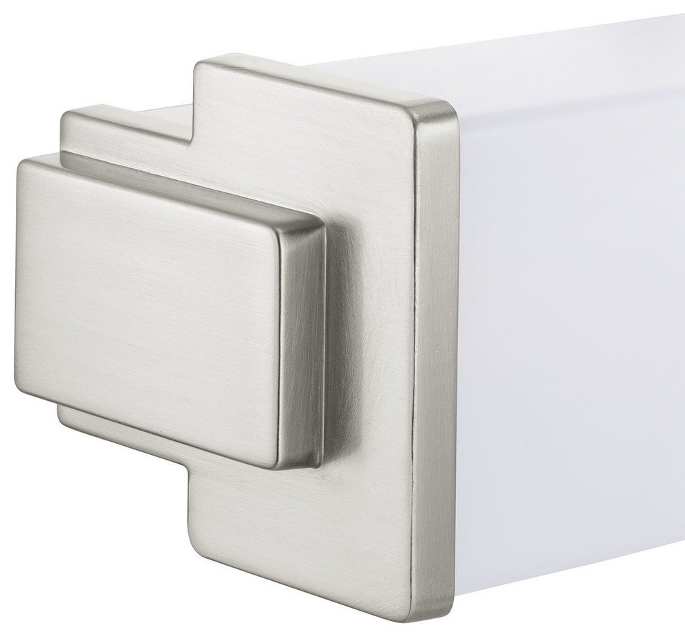 Progress Phase 2.1 LED 24" Linear Bath Vanity P300208-009-30, Brushed Nickel - Transitional ...