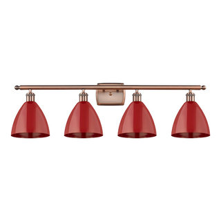 Innovations Plymouth Dome 4 Light Bath, LED, AC/Red - Contemporary ...