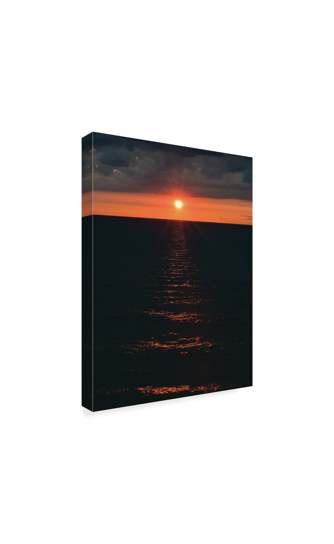 Kurt Shaffer 'Idyllic Sunset' Canvas Art, 35"x47" - Beach Style ...
