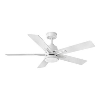 Alta 5 Blade Ceiling Fan With Light Kit, 16.75"Hx52"W - Transitional ...