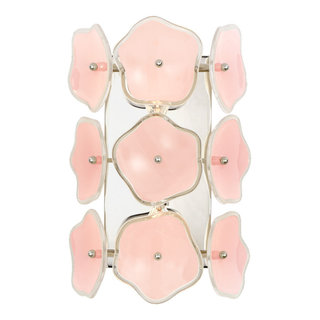 Leighton Small Sconce With Cream Tinted Glass - Contemporary - Wall ...