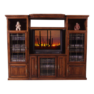Traditional TV Stand With Media Storage, 67w - Traditional ...