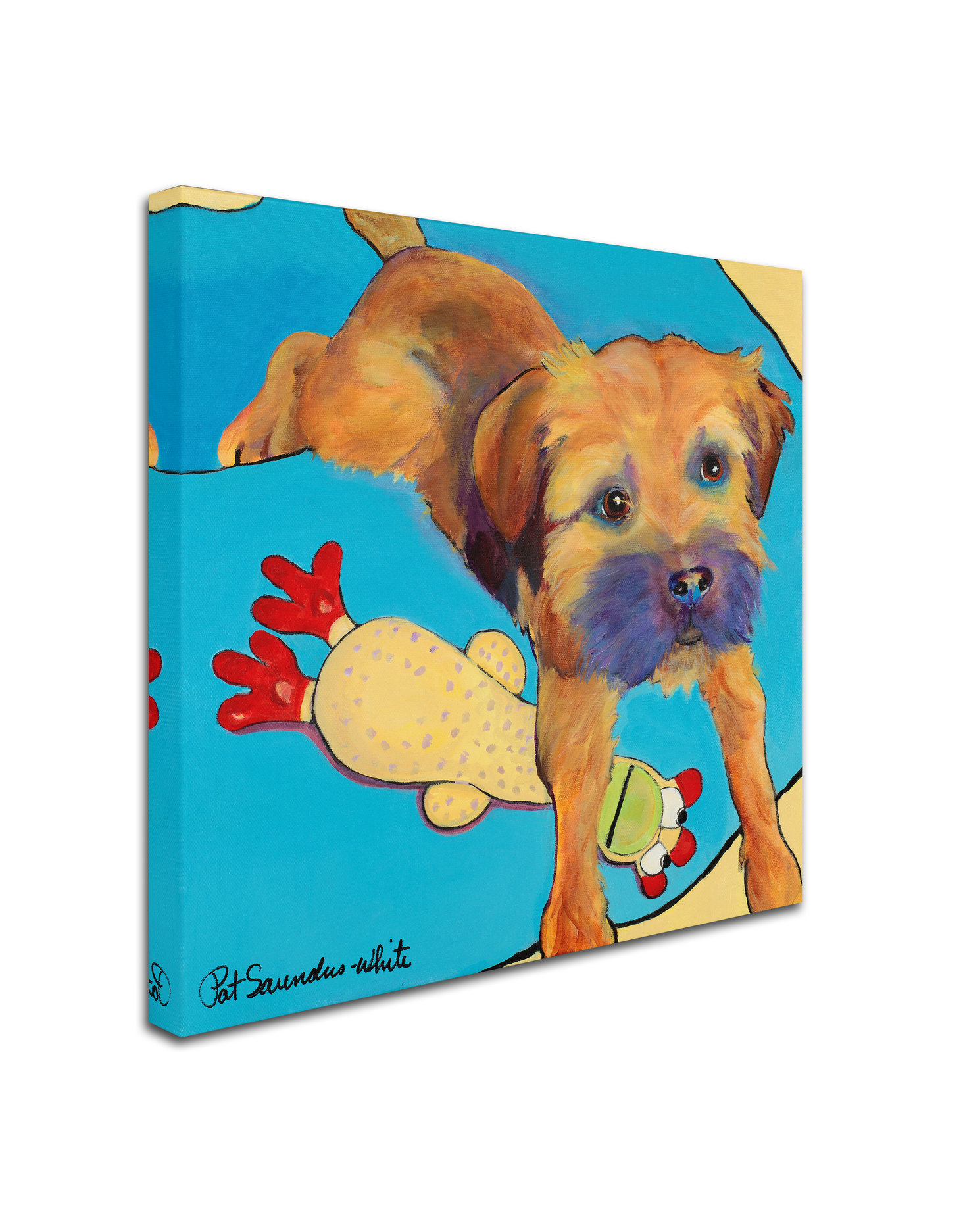 Pat Saunders-White 'Favorite Toy' Canvas Art, 24"x 24" - Contemporary ...