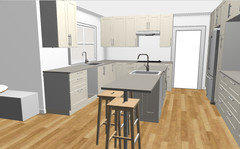 Diagonal angled corner counter - love or hate? | Houzz Forum