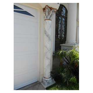 Faux Marble Columns - Los Angeles - von Faux Finish & Murals.Carlos ...