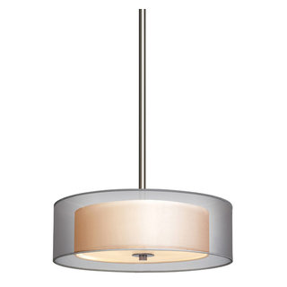 Puri Pendant With Shade, 16" - Transitional - Pendant Lighting - by ...