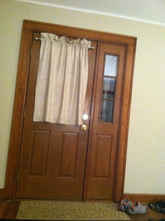 Front door opens in middle of living room, splits room in half! | Houzz ...