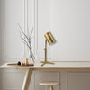 Pratt 18" Matte Brass Desk Lamp - Contemporary - Desk Lamps - by Globe ...