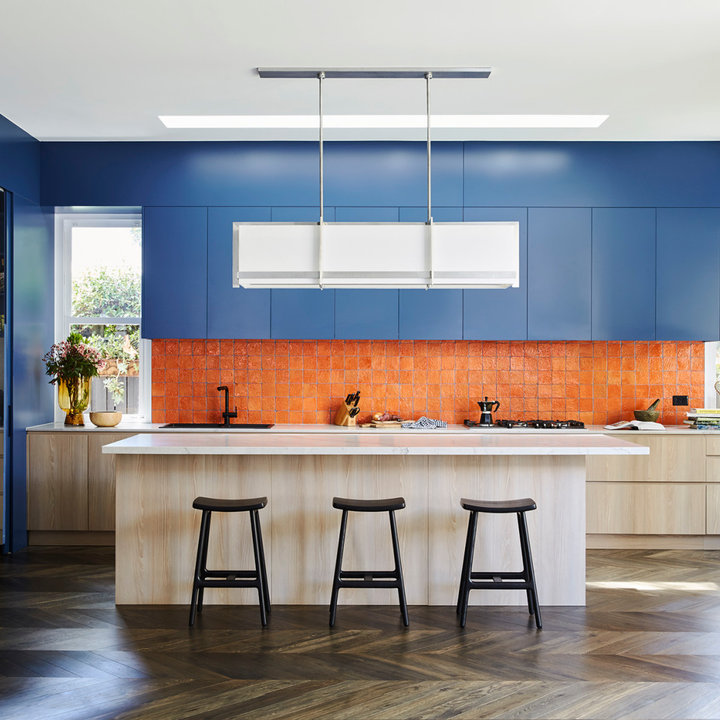 75 Beautiful Kitchen with Ceramic Splashback Ideas & Designs - January ...
