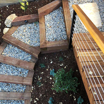 Railroad Tie Steps - Photos & Ideas | Houzz