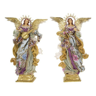 Mark Roberts 2020 Collection Standing Angel with Base, Assortment of 2 ...