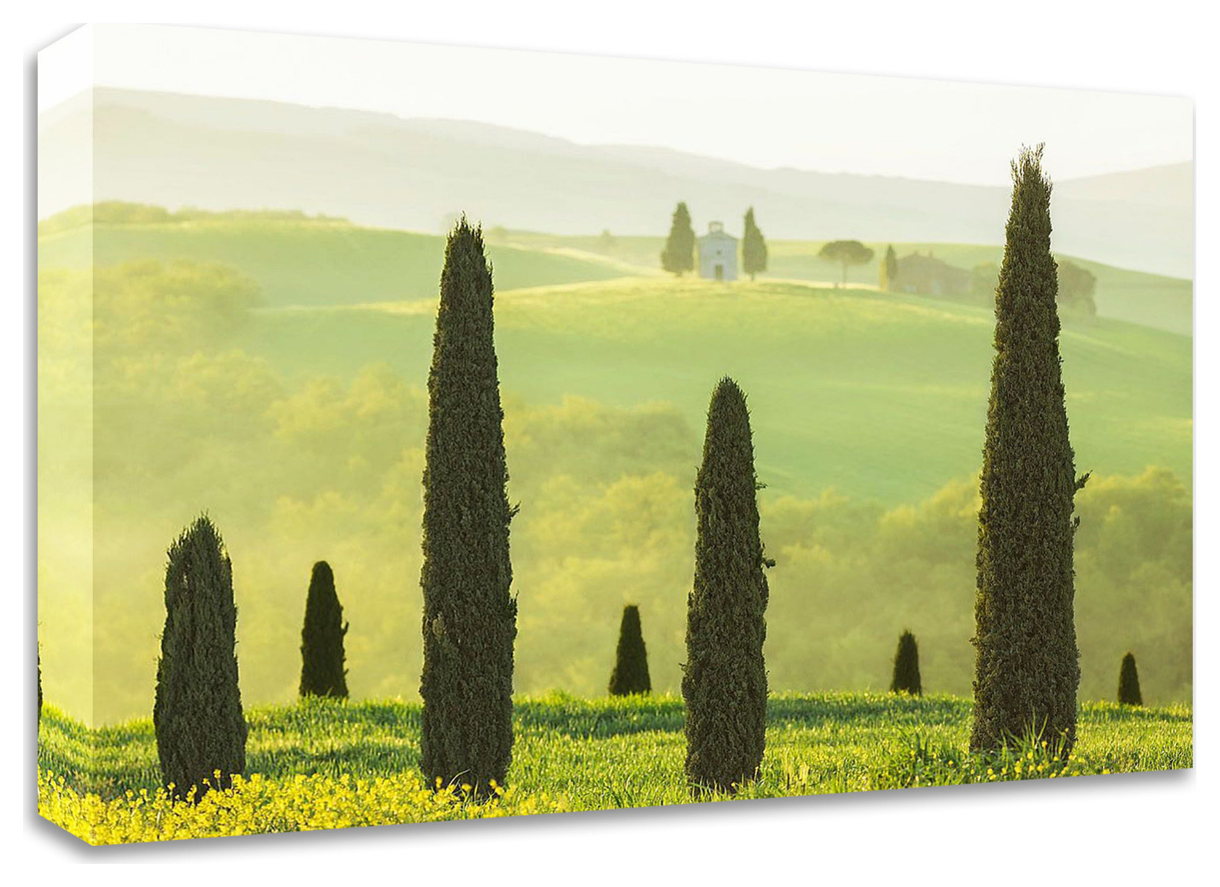 "Tuscan Temple" by Lars Van de Goor, Print on Canvas, 32"x24", 32 x 24 ...