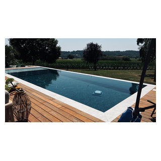 Piscine et extension de terrasse - Contemporary - Pool - Toulouse - by ...