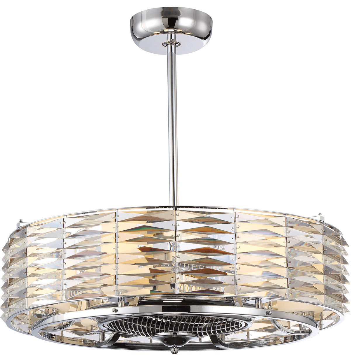 Taurus 6-Light Air Ionizing Fan D'Lier, 29.5" - Transitional - Ceiling ...