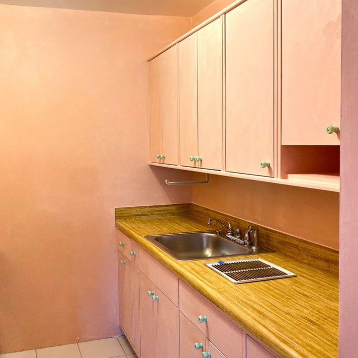 75 Kitchen with Pink Cabinets Ideas You'll Love - February, 2025 | Houzz