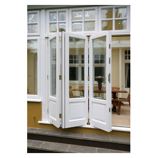 Large Conservatory bi-folding doors - Country - Surrey - by Opus ...
