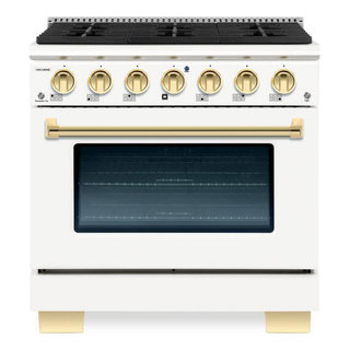 Bold Series 36" All Gas Freestanding Range - Contemporary - Gas Ranges ...