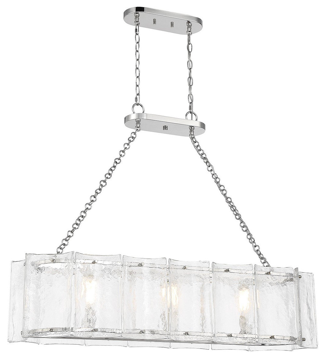 Savoy House Genry Three Light Linear Chandelier - Transitional ...