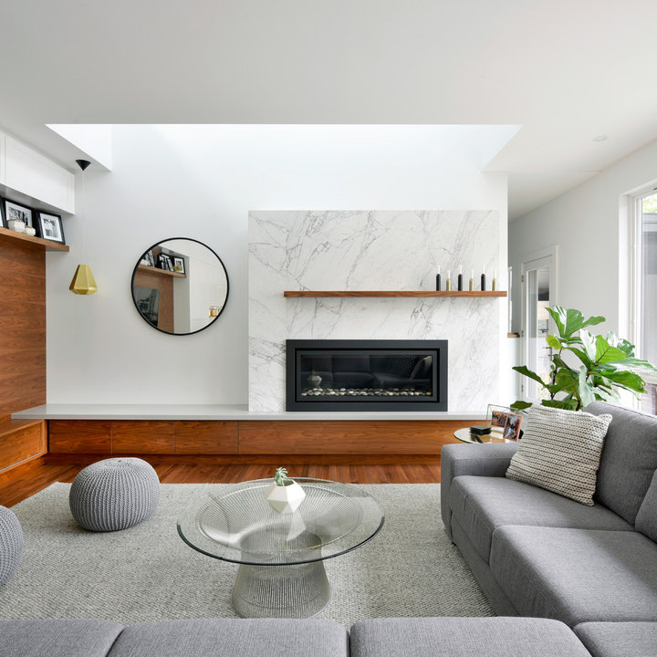 Asymmetrical Fireplace - Photos & Ideas | Houzz