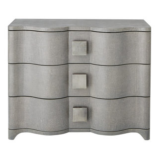 Toile Linen Chest, Gray - Transitional - Accent Chests And Cabinets ...