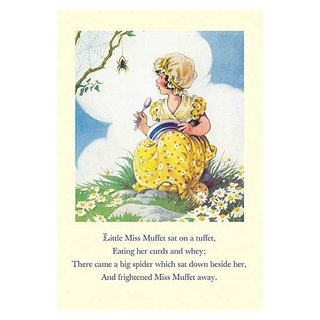 Little Miss Muffet, 20" x 30" - Traditional - Prints And Posters - by ...