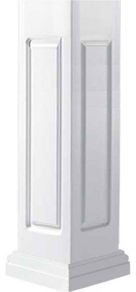 Craftsman Classic Square Non-Tapered, Double Raised Panel Column ...