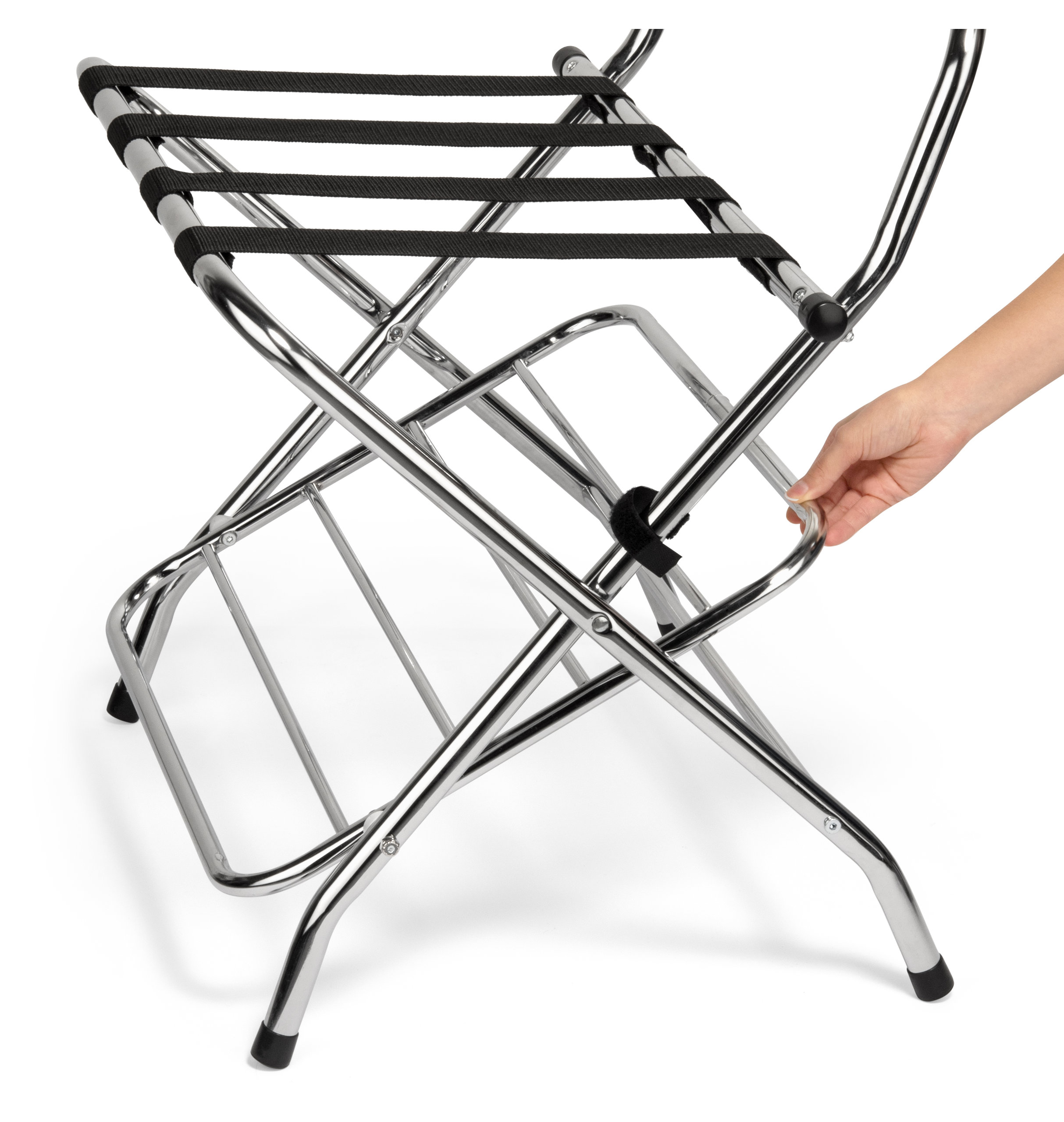 2-Shelf High Back Luggage Rack - Craftsman - Closet Organizers - by Ami ...