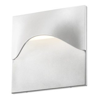 Tides Inside-Out High LED Sconce Textured White - Modern - Wall Sconces ...