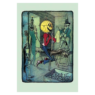 Jack Pumpkinhead's Ride, 12" x 18" - Traditional - Prints And Posters ...
