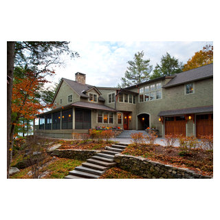 Classic Traditional Lake Home - Traditional - Exterior - Boston - by ...