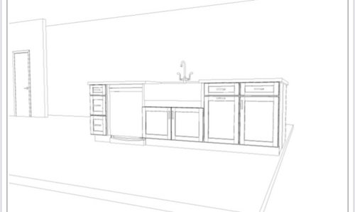 Kitchen Island Waterfall?