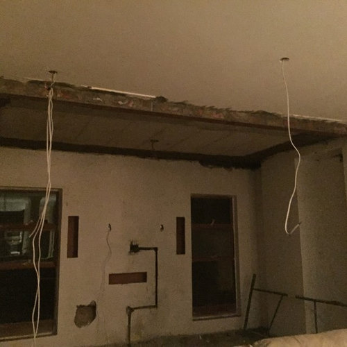 How to hide steel beams in ceilings