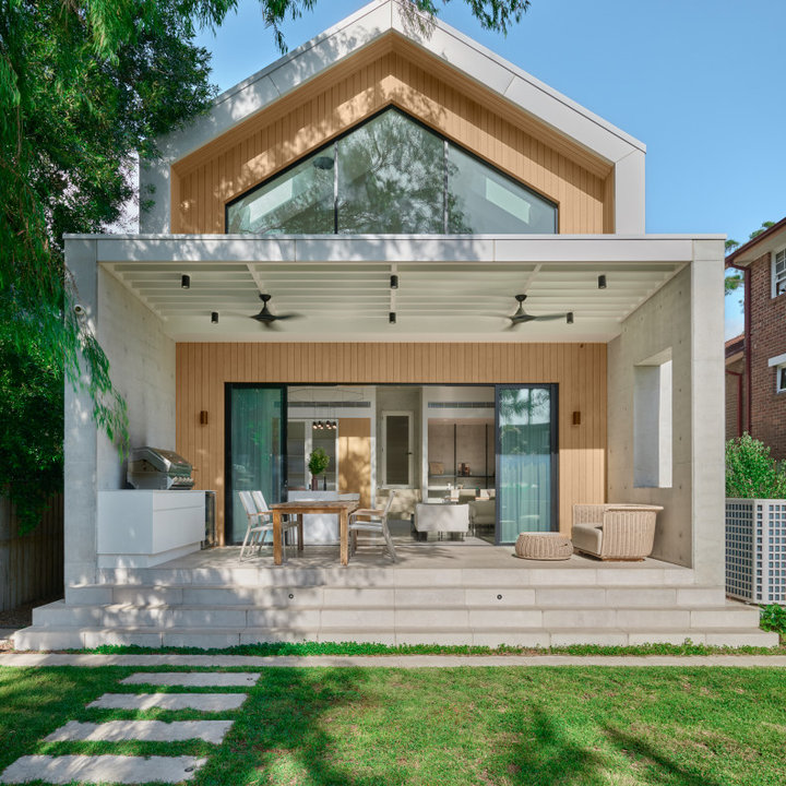 75 Beautiful Exterior with a Gable Roof Ideas & Designs - October 2025 ...