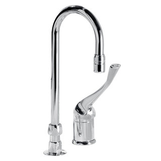 Single Control Mixing Faucet With Gooseneck Spout Less Pop-Up ...