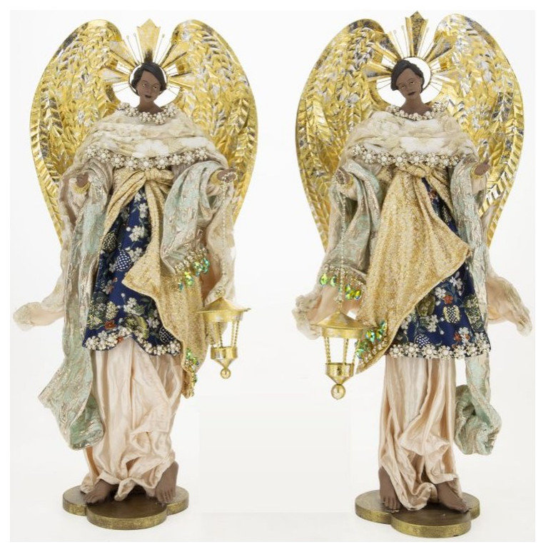 Mark Roberts 2021 African-American Guiding Angel Figurine 22 ...