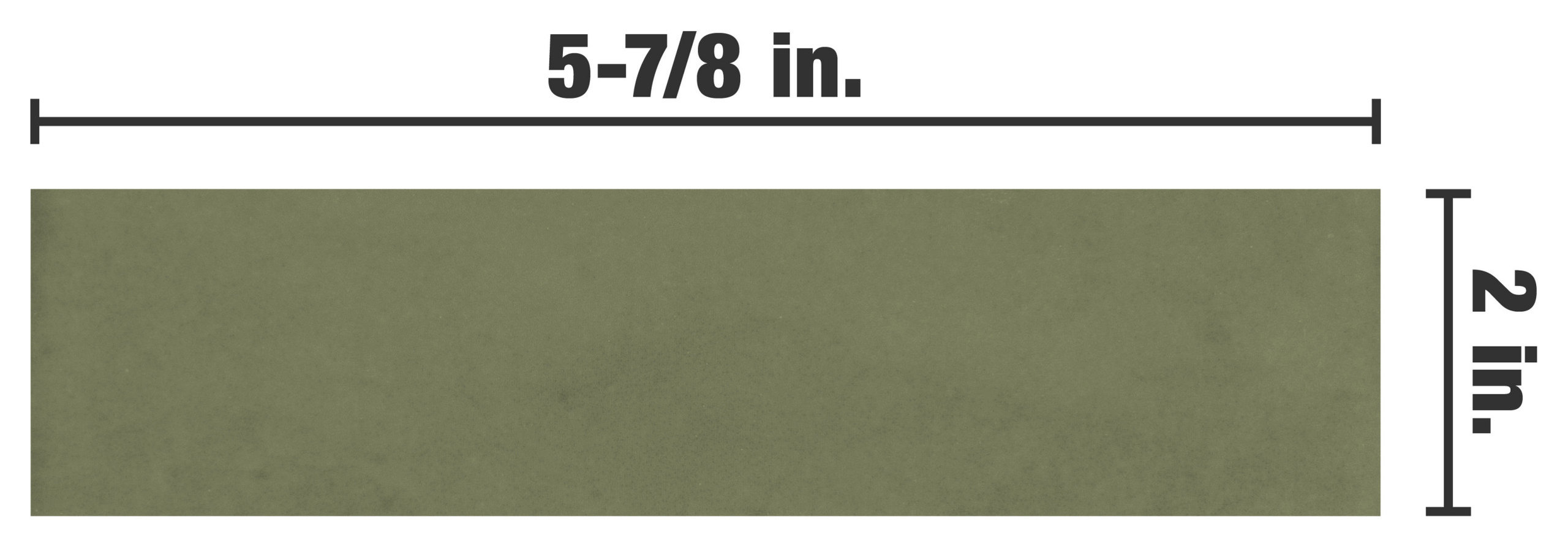 Coco Matte 2" x 5-7/8" Porcelain Floor and Wall Tile - Contemporary ...