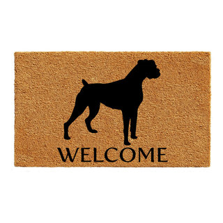 Calloway Mills Boxer Doormat, 24"x36" - Contemporary - Doormats - by ...