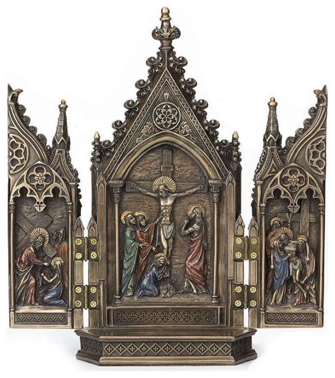 Calvary Triptych - Traditional - Decorative Objects And Figurines - by ...