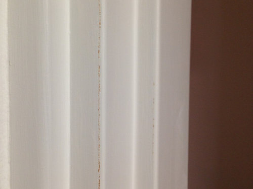 Spray of yellow coming through paintwork. | Houzz AU