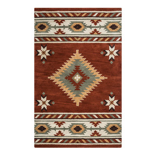 Rizzy Home Southwest SU1822 Rug, 2'6"x8', 9'0" x 12'0" - Southwestern ...