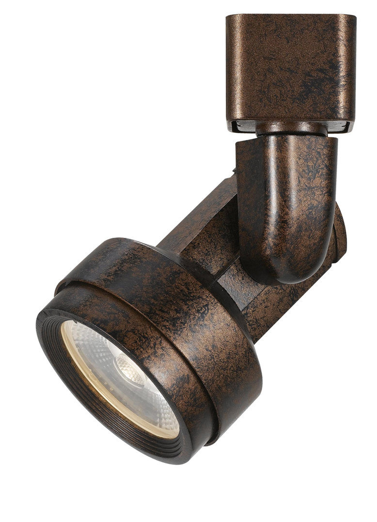 4 5" Height Metal Track Head In Rust - Transitional - Track Heads And ...