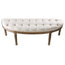 Leggett Tufted White Bench - French Country - Upholstered Benches - by ...