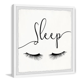 "Sleep" Framed Painting Print, 12"x12" - Contemporary - Prints And ...