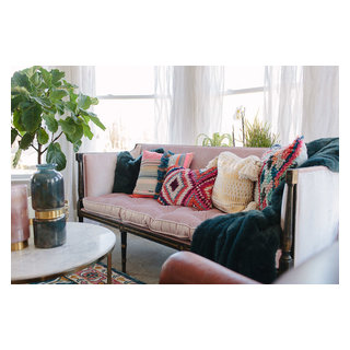 New Town Rd Boho Master Bedroom - Eclectic - Charlotte - by JK Designs ...