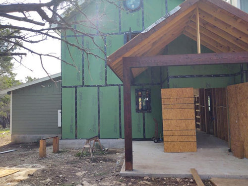 Hardware on front porch truss?