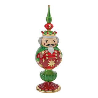 December Diamonds Christmas Carousel 13" Nutcracker Finial ...