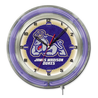 James Madison 19" Neon Clock - Contemporary - Wall Clocks - by Holland ...