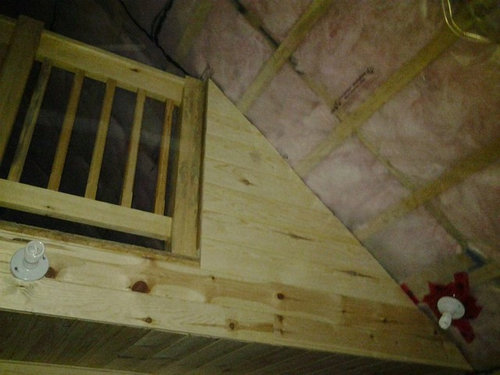 Cottage cathedral ceiling - which way to install tongue-in-groove pine?