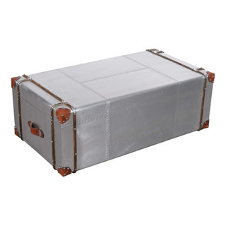 Pilot 2 Side Drawers Cocktail Table - Industrial - Coffee Tables - by ...