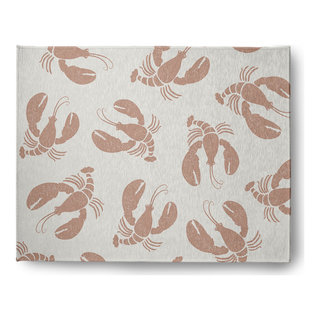 2' x 3' Lobster Fest Nautical Indoor/Outdoor Rug, Dusty Smoke, 8' x 10 ...